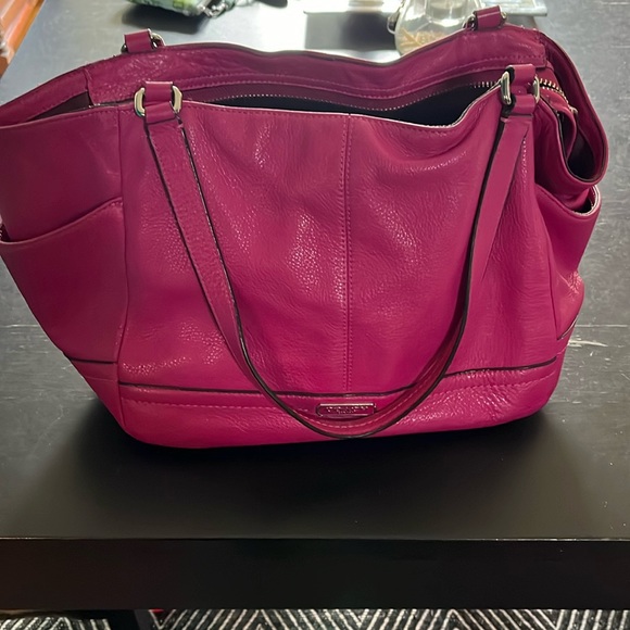 Coach | Bags | Coach Purse Magenta Guc | Poshmark